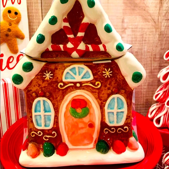 Accents | Gingerbread House Ceramic Cookie Jar | Poshmark